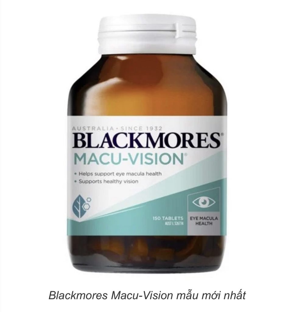 Viên Uống Hỗ Trợ Mắt BLACKMORES MACU VISION – 125 viên của Úc – Hàng Úc ...